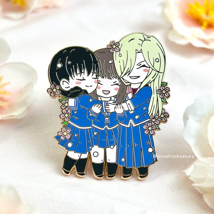 Fruba Trio - Enamel Pin – Lovestruck Sakura